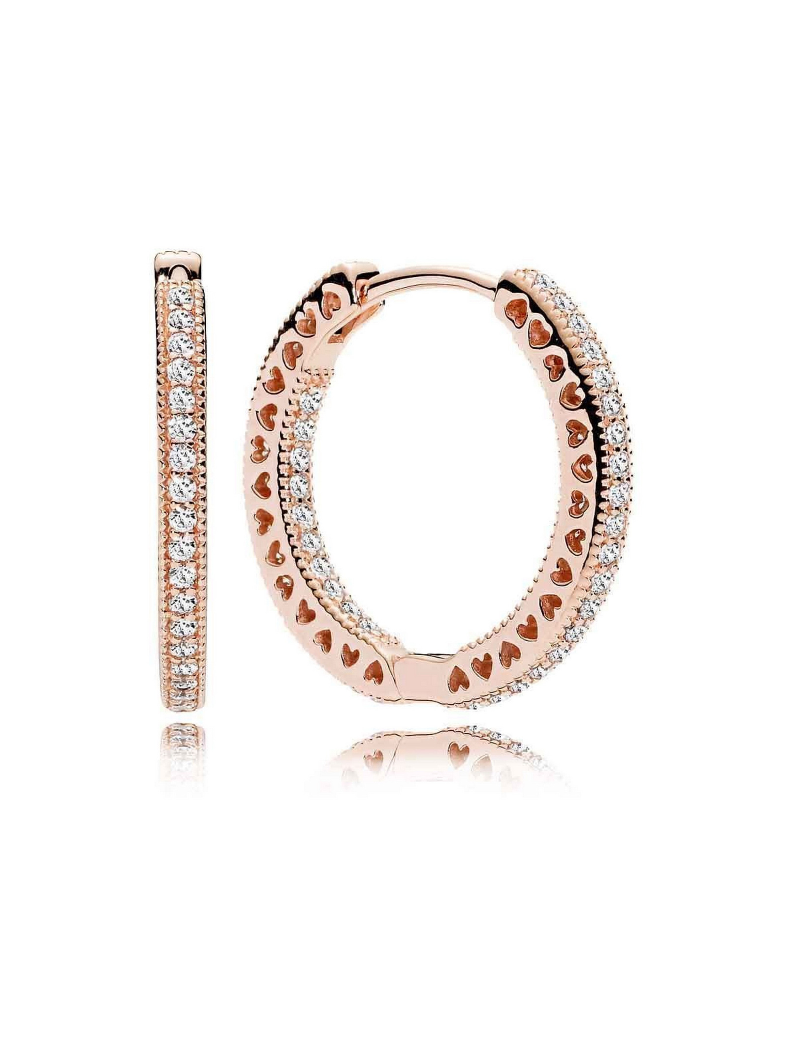 Серьги PANDORA Moments 286318CZ для женщин, цвет: Золотой - купить по ...