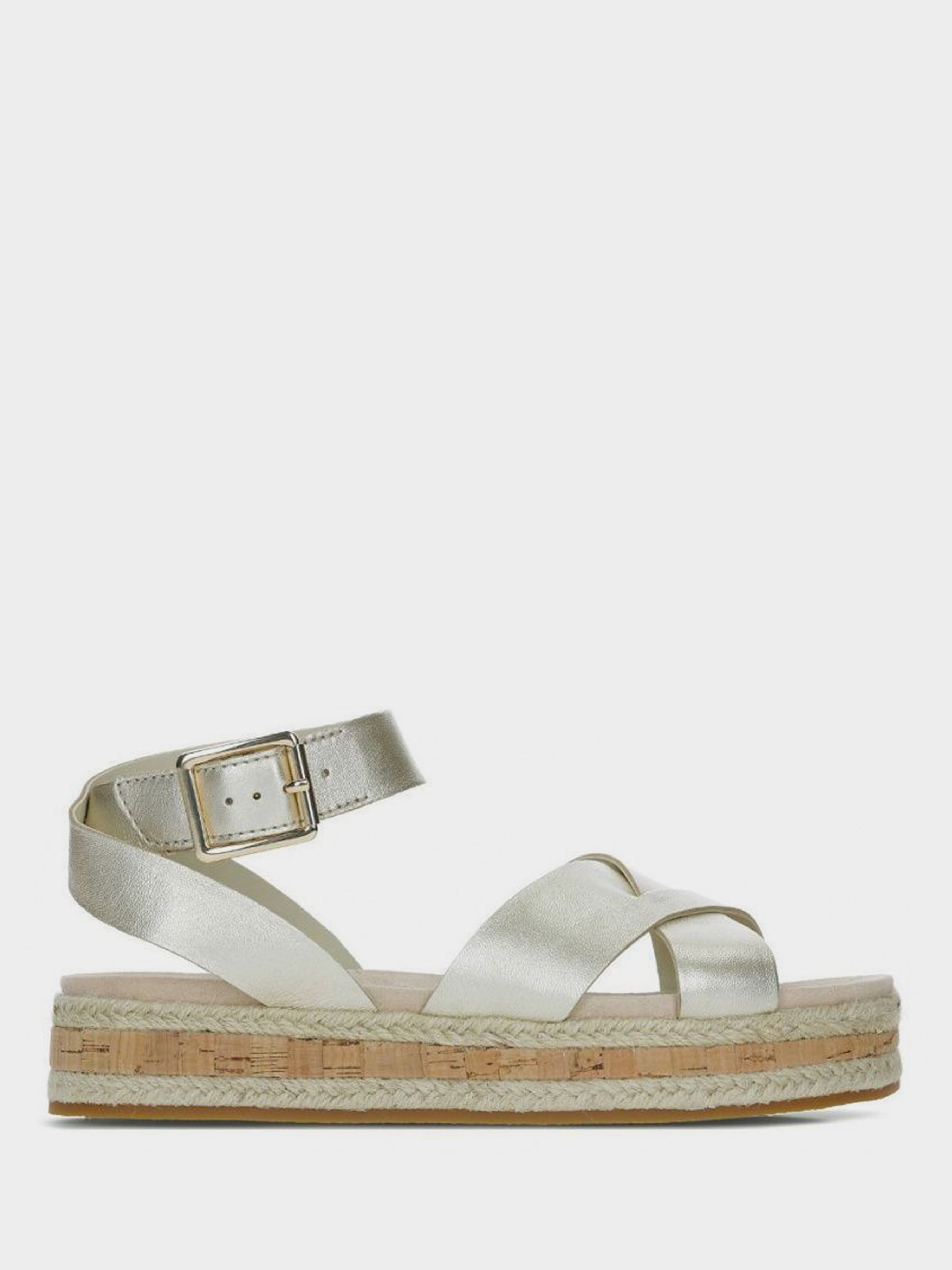 Сандалії Clarks Botanic Poppy 2613-9240 для жінок, колір: Срібний ...