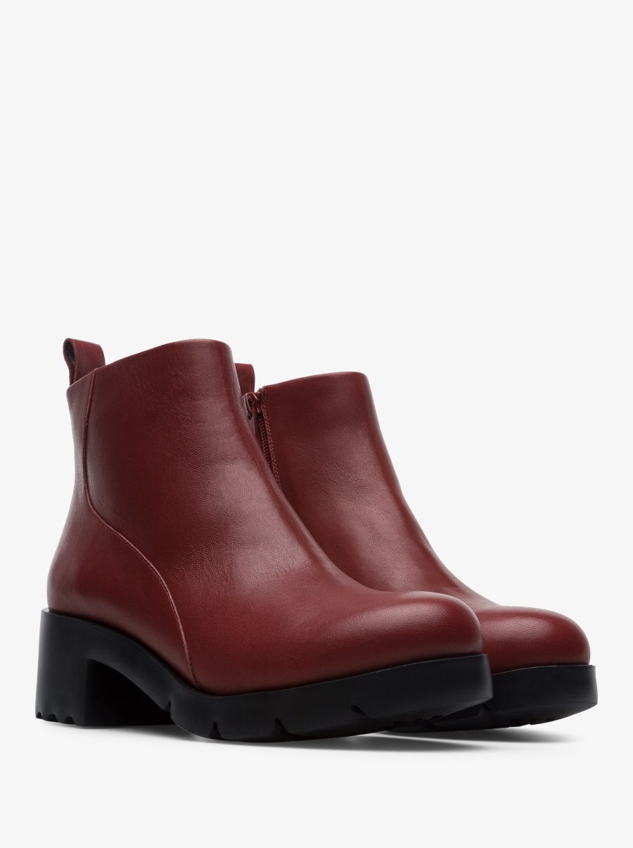 Бoтильоны Camper Wanda K400228-007 для женщин, цвет: Бордовый - купить ...