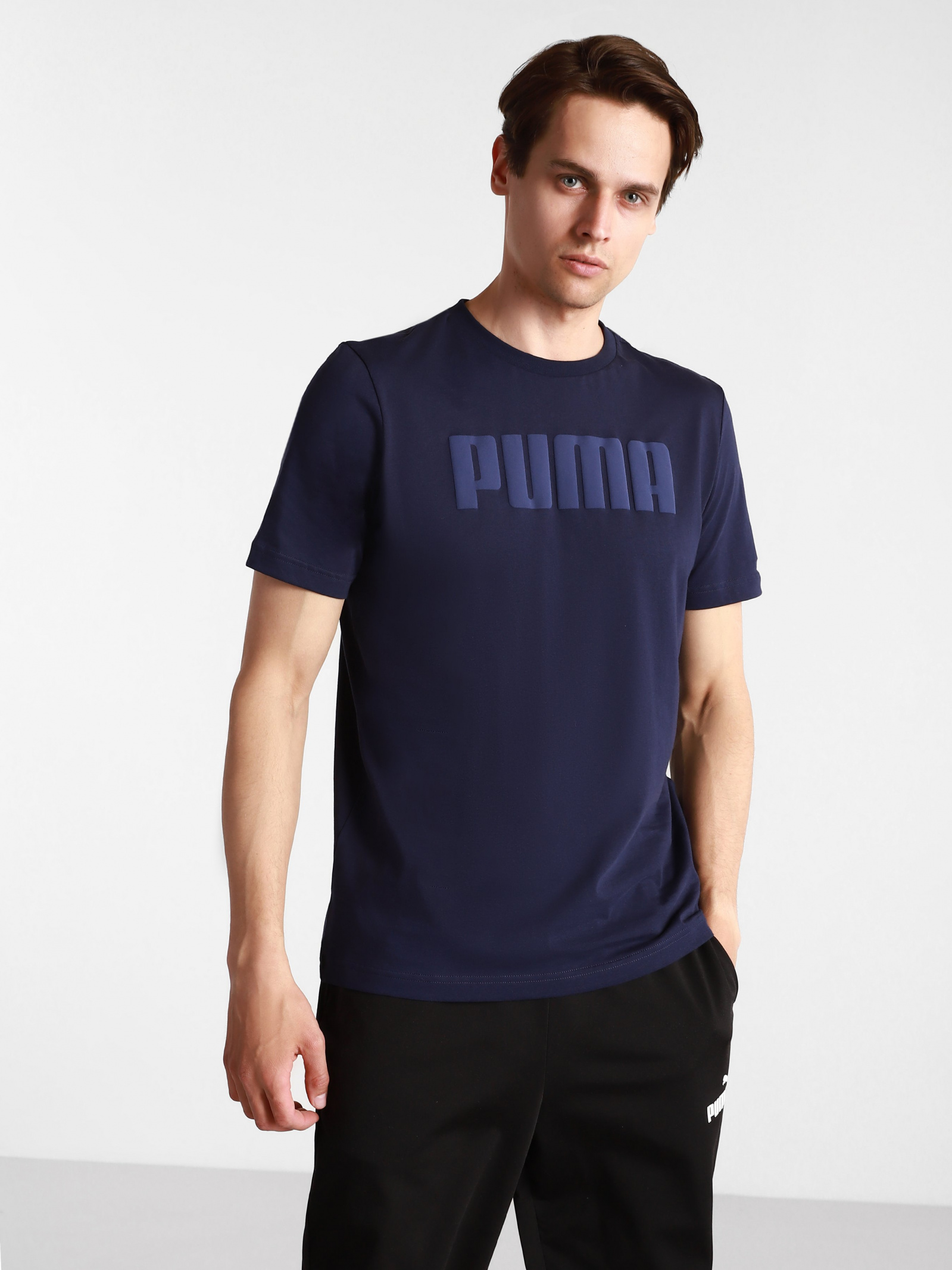 Футболки і поло PUMA MODERN BASICS Tee 58579206 для чоловіків, колір: Синій - купити в Києві ...