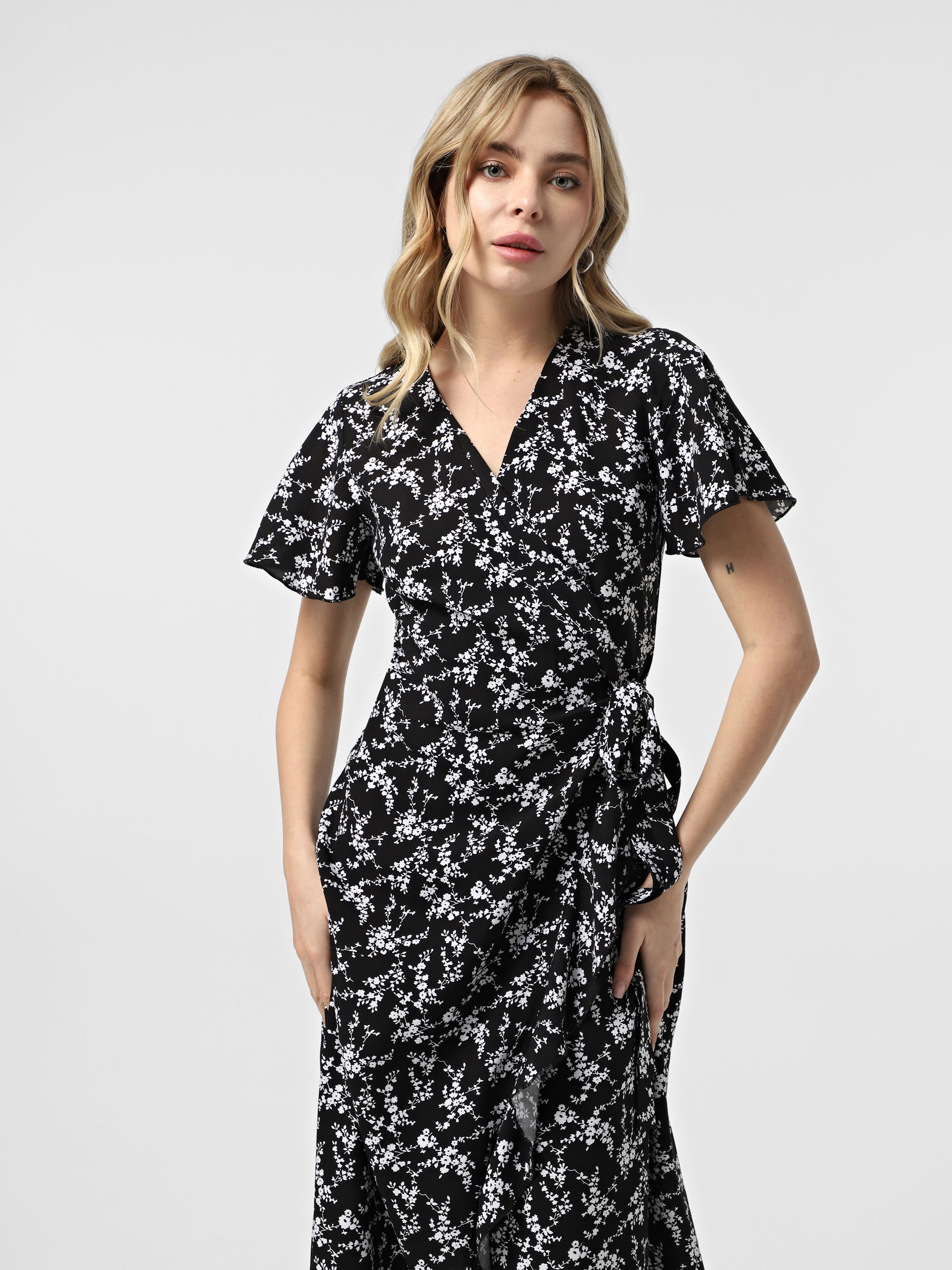 Сукня міді Braska 31-6456/301 для жінок, колір: Чорний - купити в Києві, Україні в магазині ...