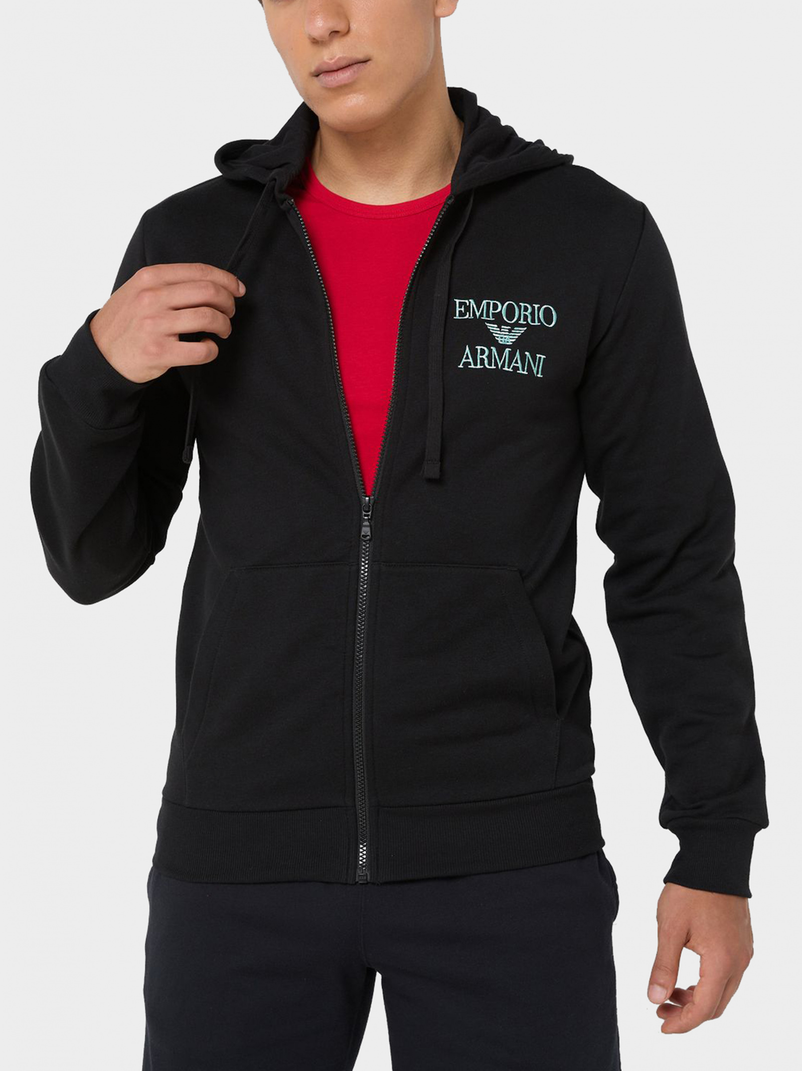 Кофта Emporio Armani 111784-3F571-00020 для мужчин, цвет: Чёрный ...
