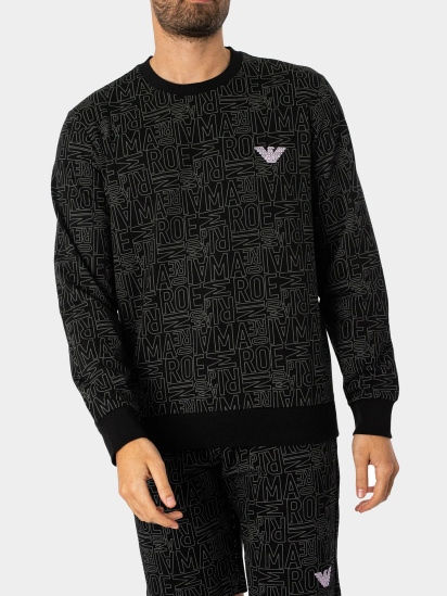 Свитшот Emporio Armani 111785-4R566-17520 для мужчин, цвет: Чёрный ...
