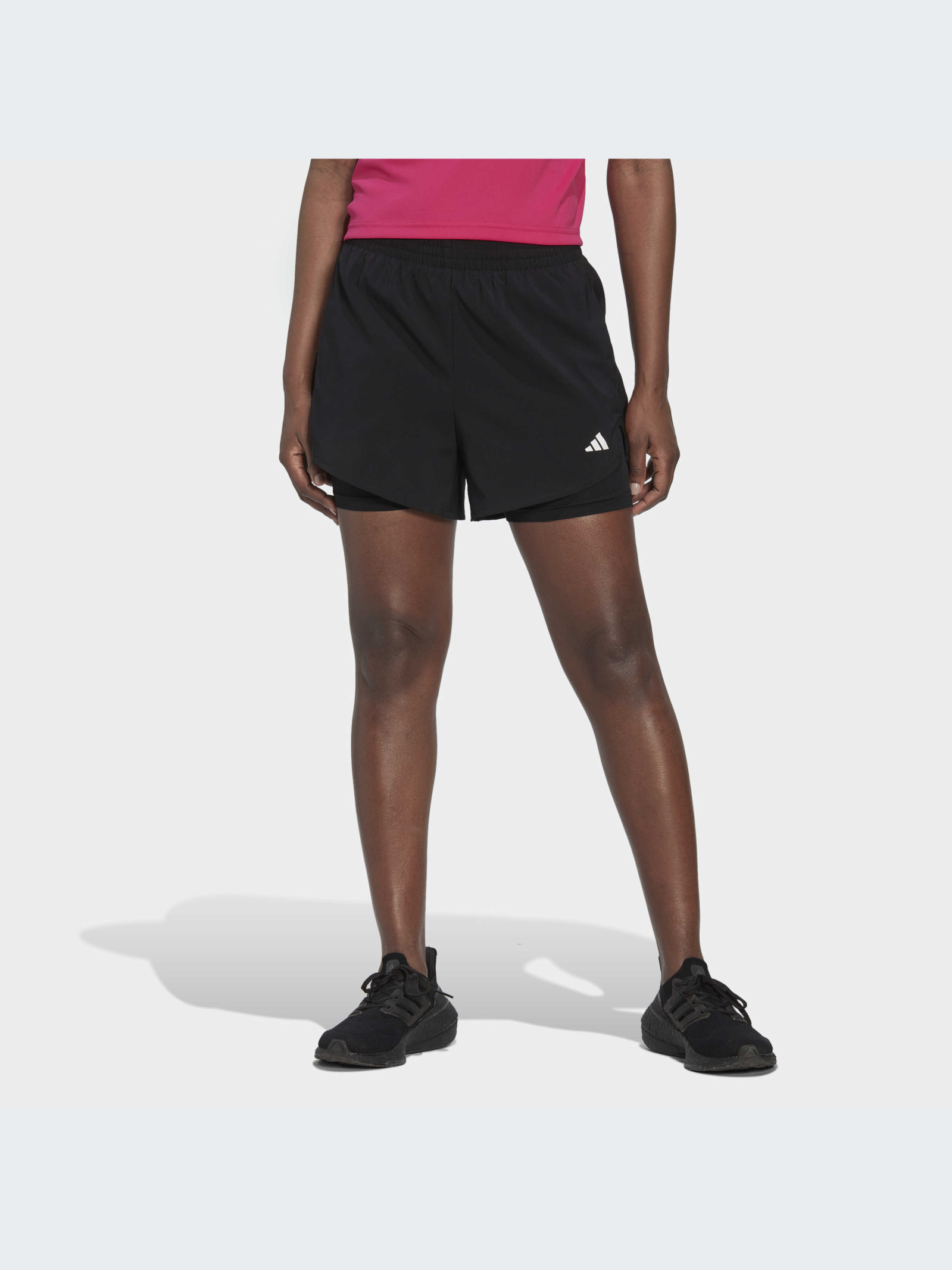 Шорты спортивные Adidas Clima HN1044-KZ для женщин, цвет: Чёрный ...