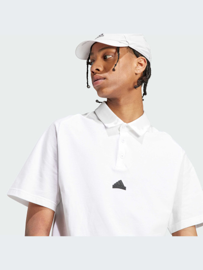 Поло Adidas ZNE IJ6136-KZ для мужчин, цвет: Белый - купить по выгодной ...