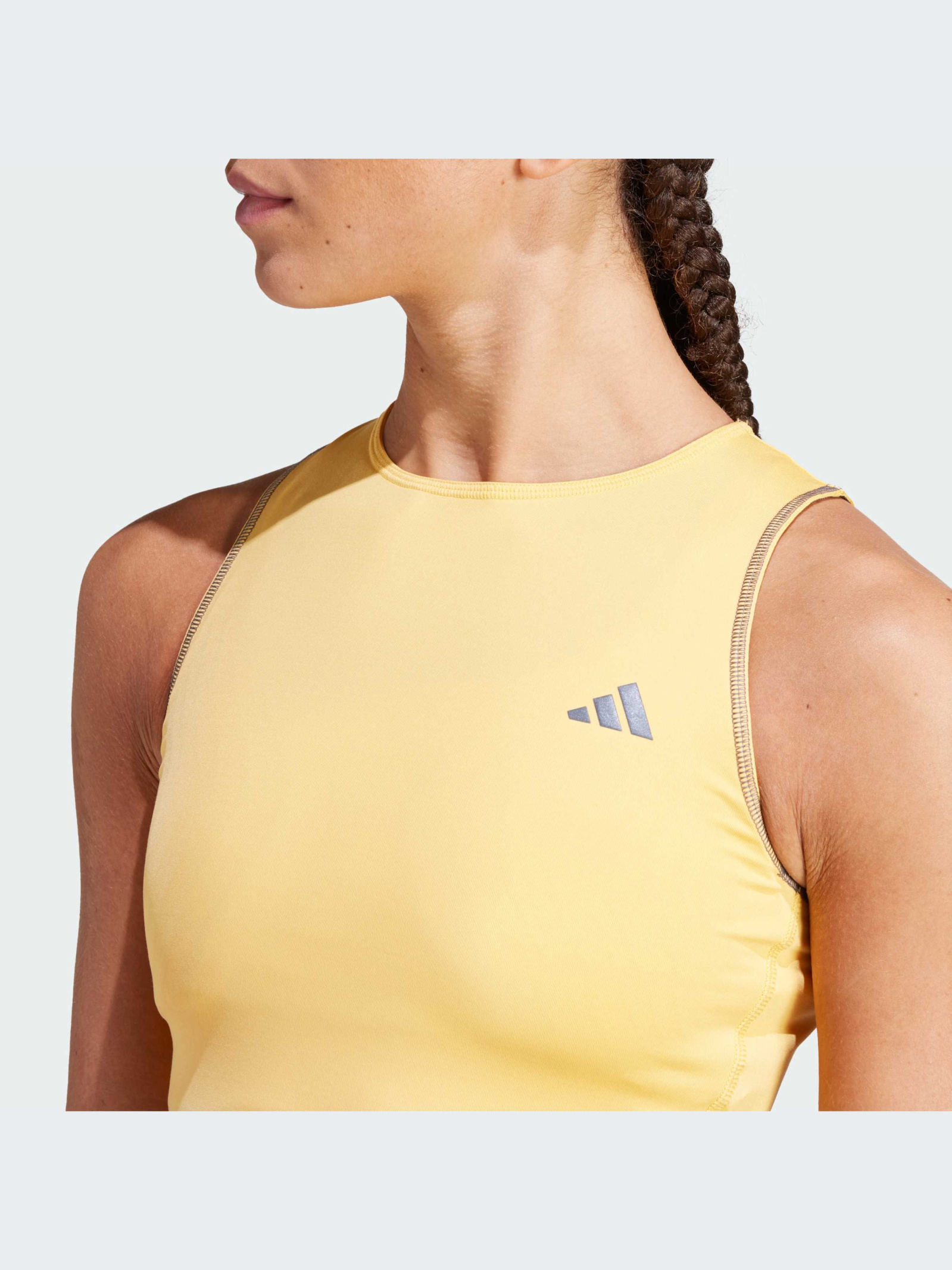 Топ спортивный adidas adizero IN1171-KZ для женщин, цвет: Оранжевый ...