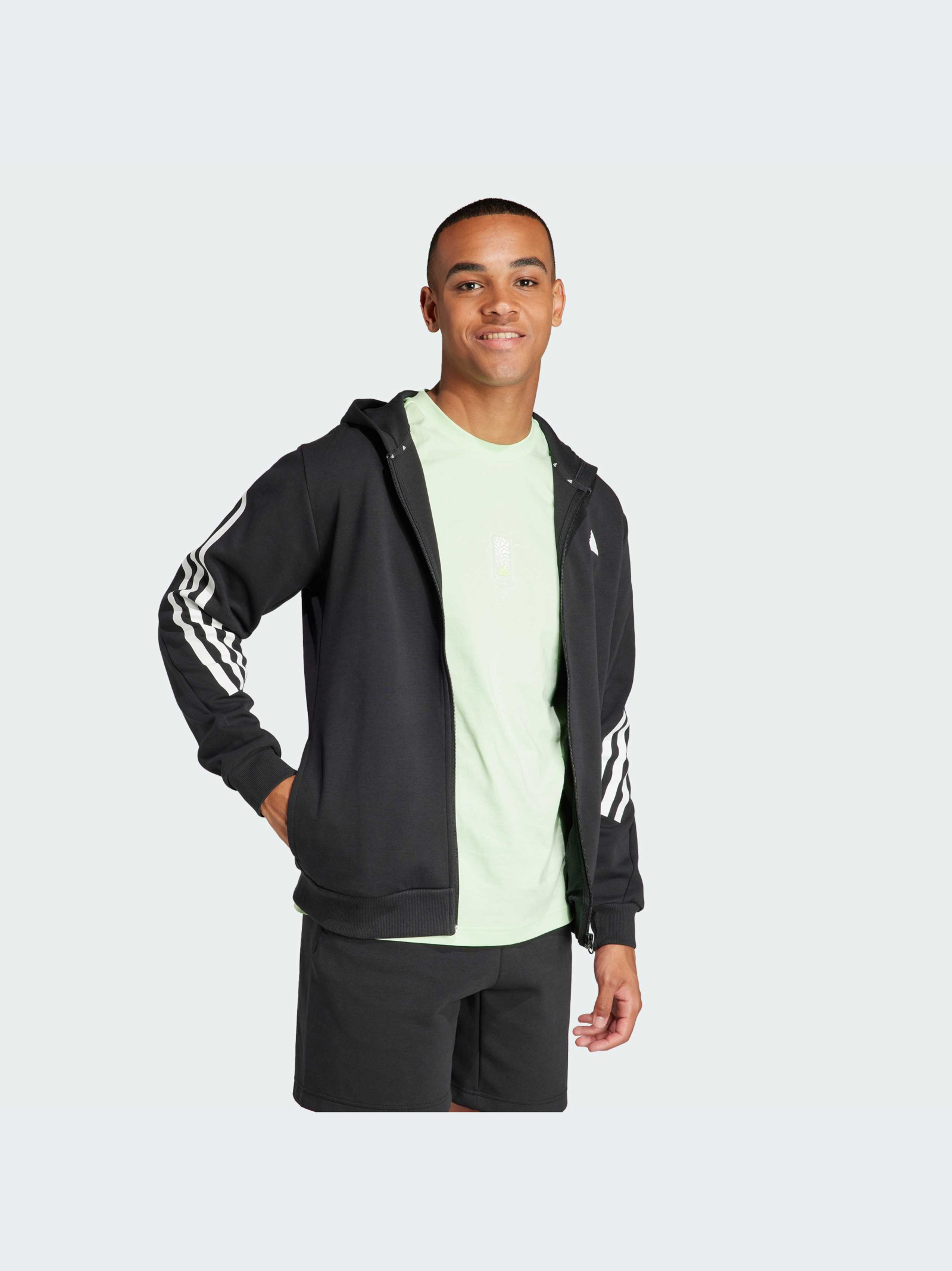 Кофта Adidas Icons IR9159-KZ для мужчин, цвет: Чёрный - купить по ...