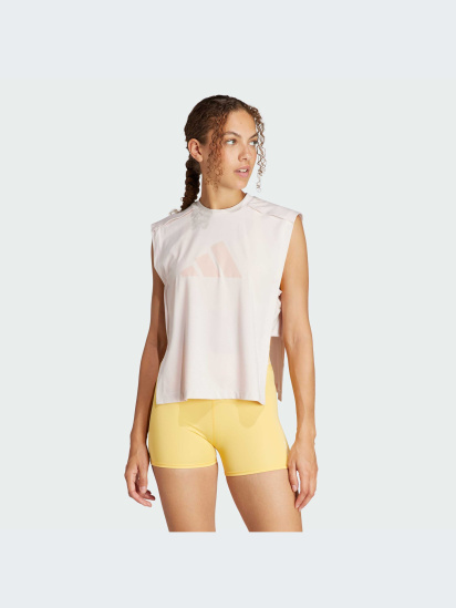 Майка спортивная adidas IT2177-KZ для женщин, цвет: Розовый - купить по ...