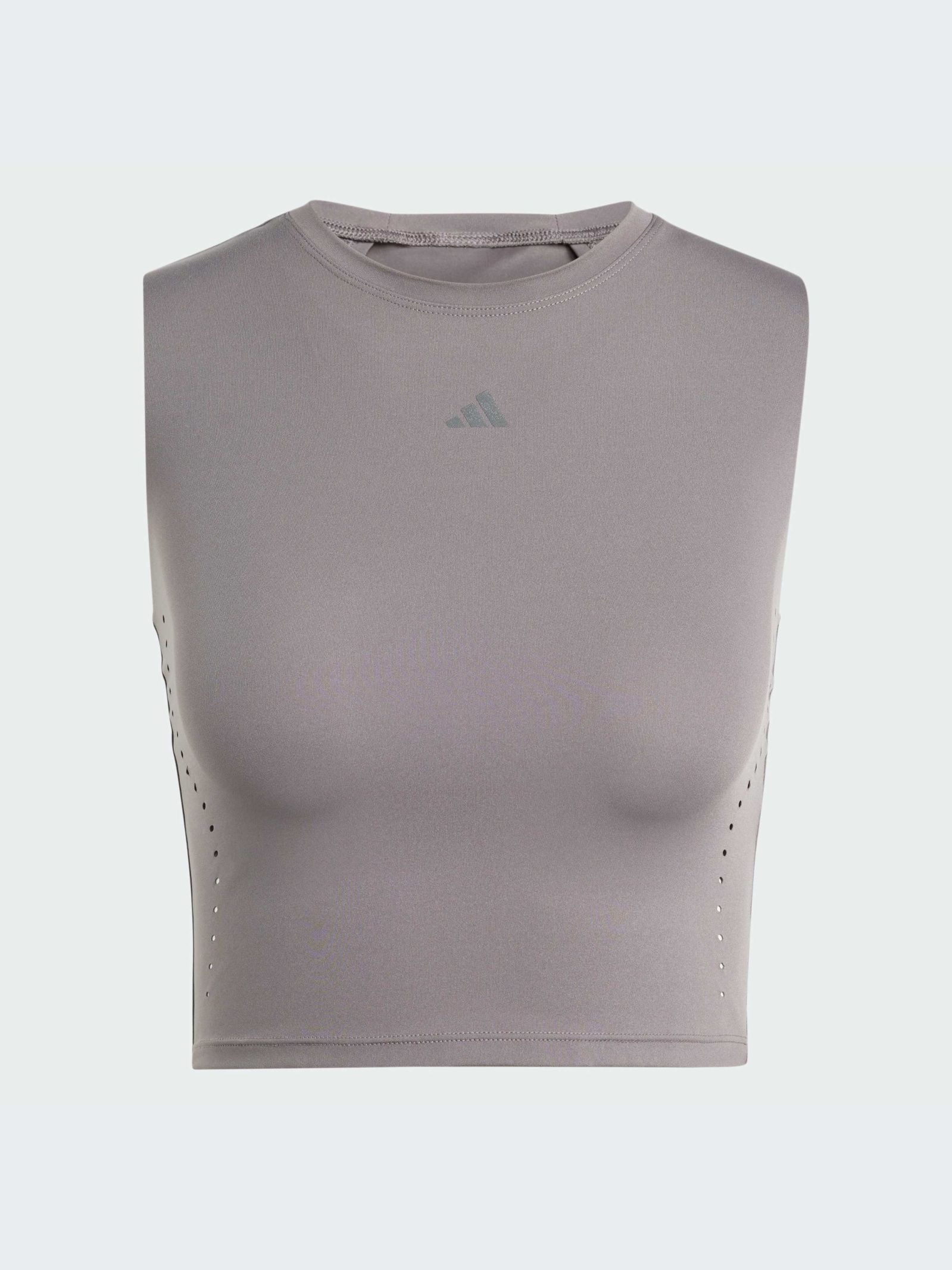 Топ спортивный Adidas IT7432-KZ для женщин, цвет: Коричневый - купить ...