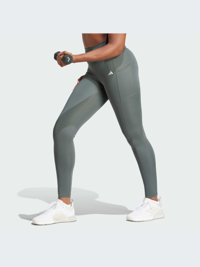Леггинсы спортивные adidas IT9104-KZ для женщин, цвет: Серый - купить ...