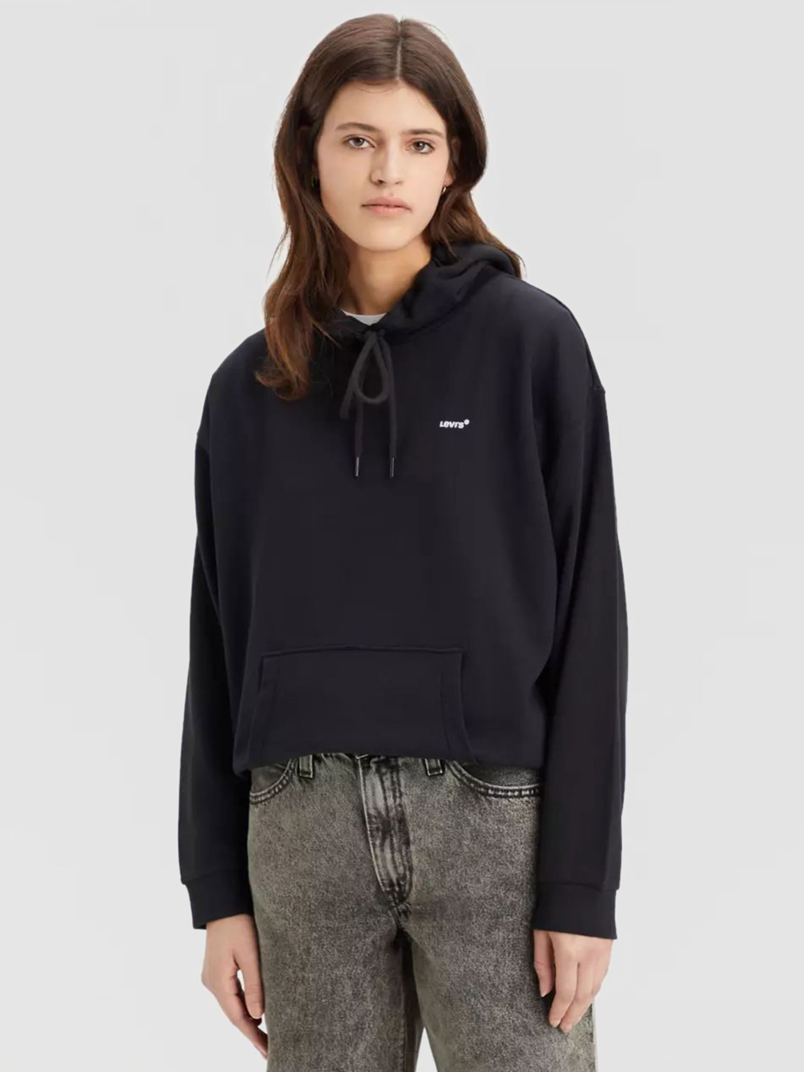 Худі Levi's A5943;0005 для жінок, колір: Чорний - купити в Києві ...