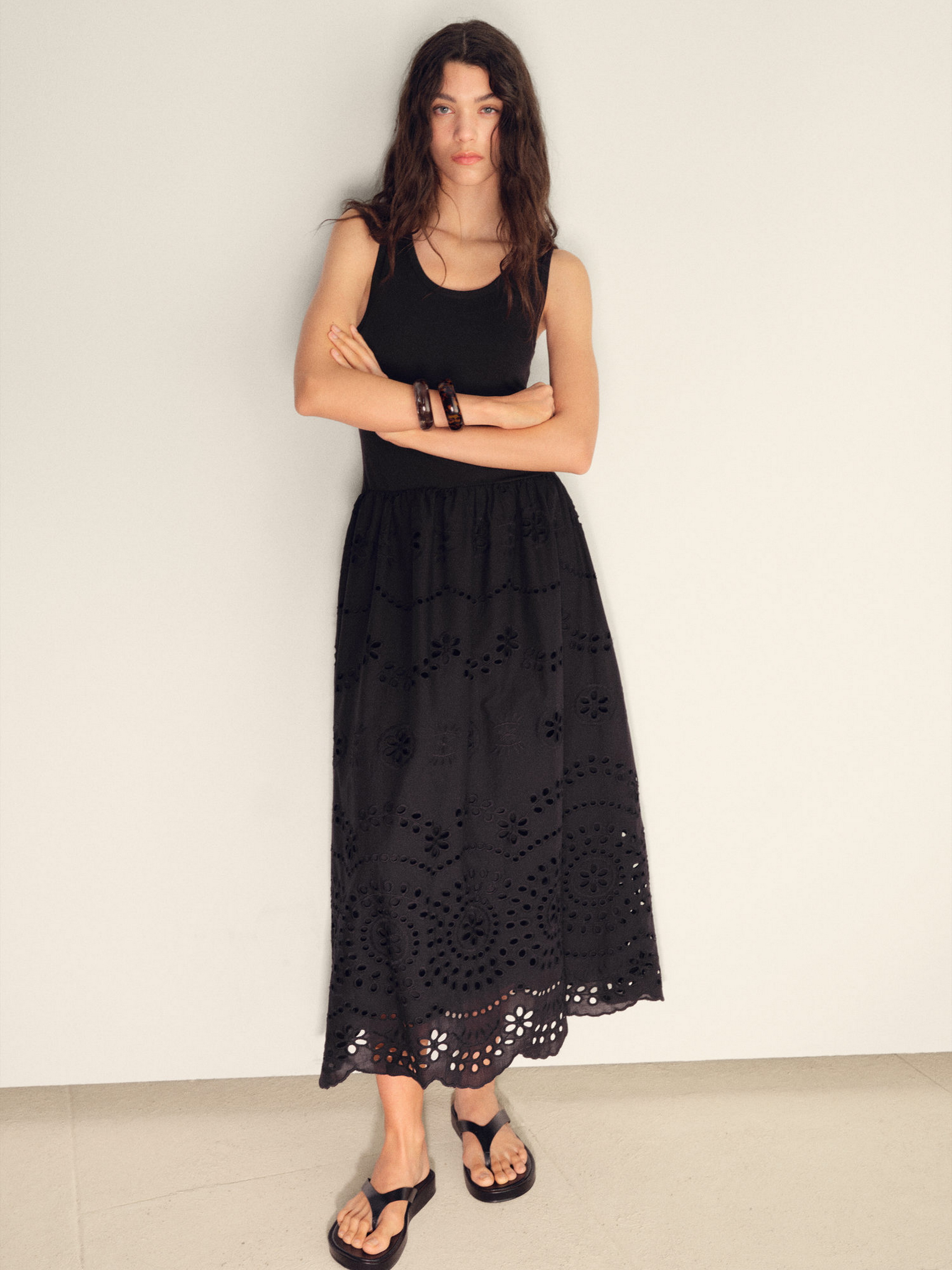 Сукня міді MANGO 17081242_99 для жінок, колір: Чорний - купити в Києві ...