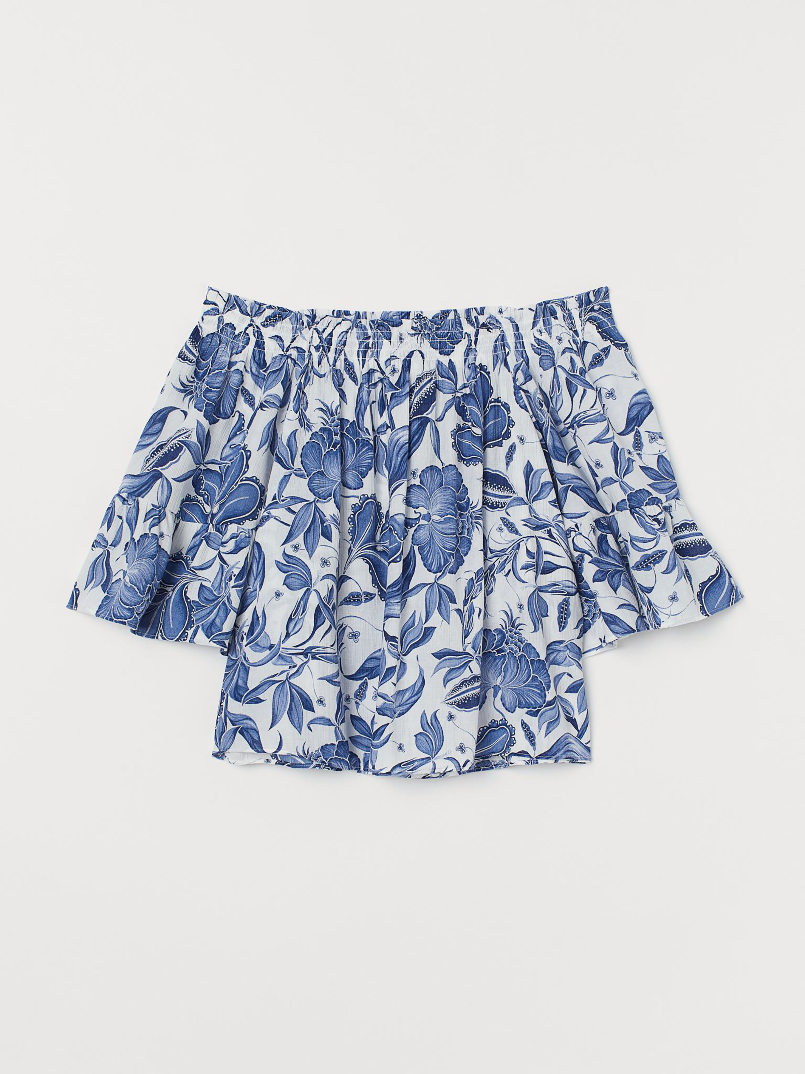 Блуза H&M 64679 для жінок, колір: Білий/синій - купити в Києві, Україні ...