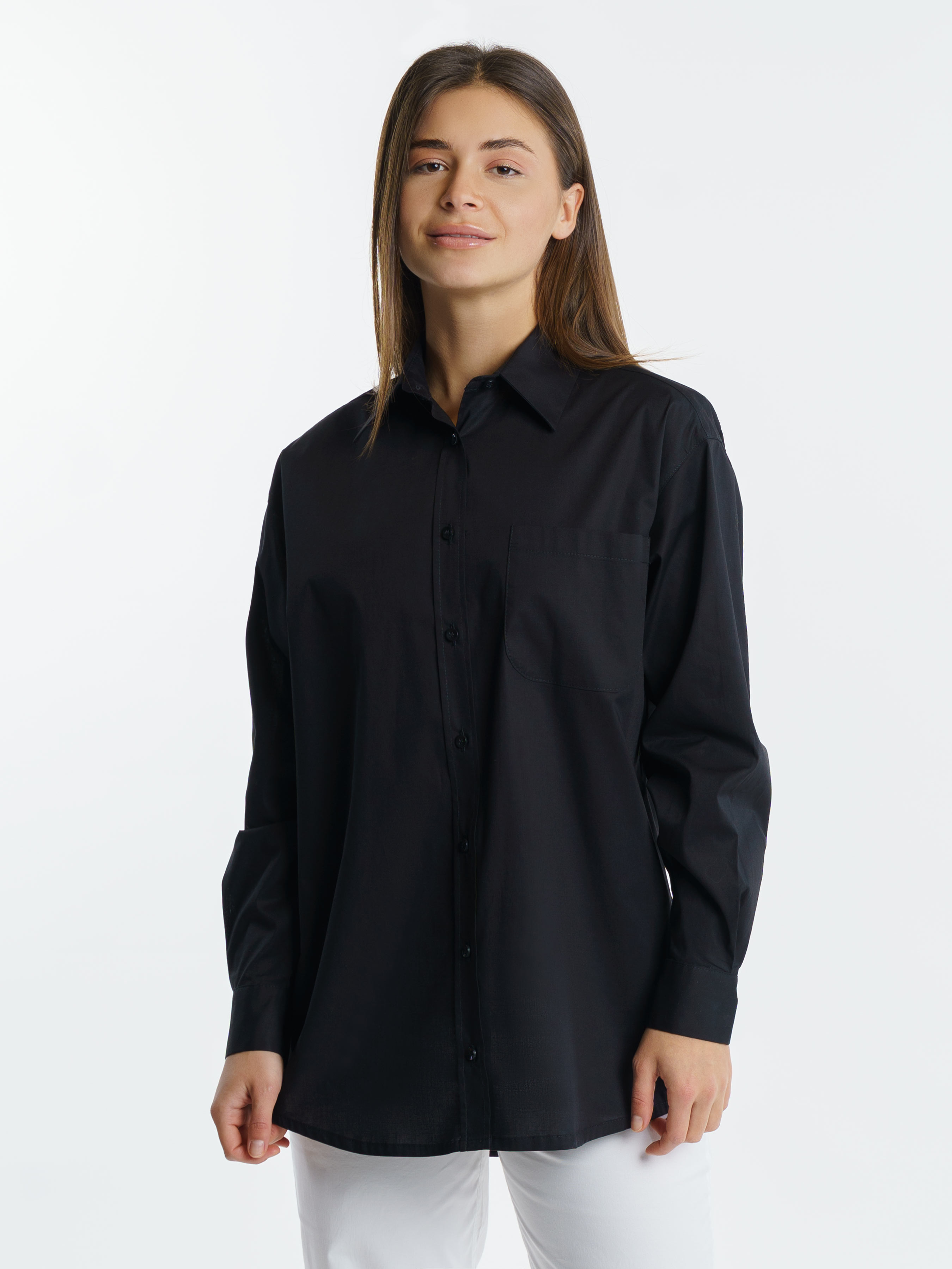 Рубашка Arber W05.01.02.321 для женщин, цвет: Чёрный - купить в Киеве ...