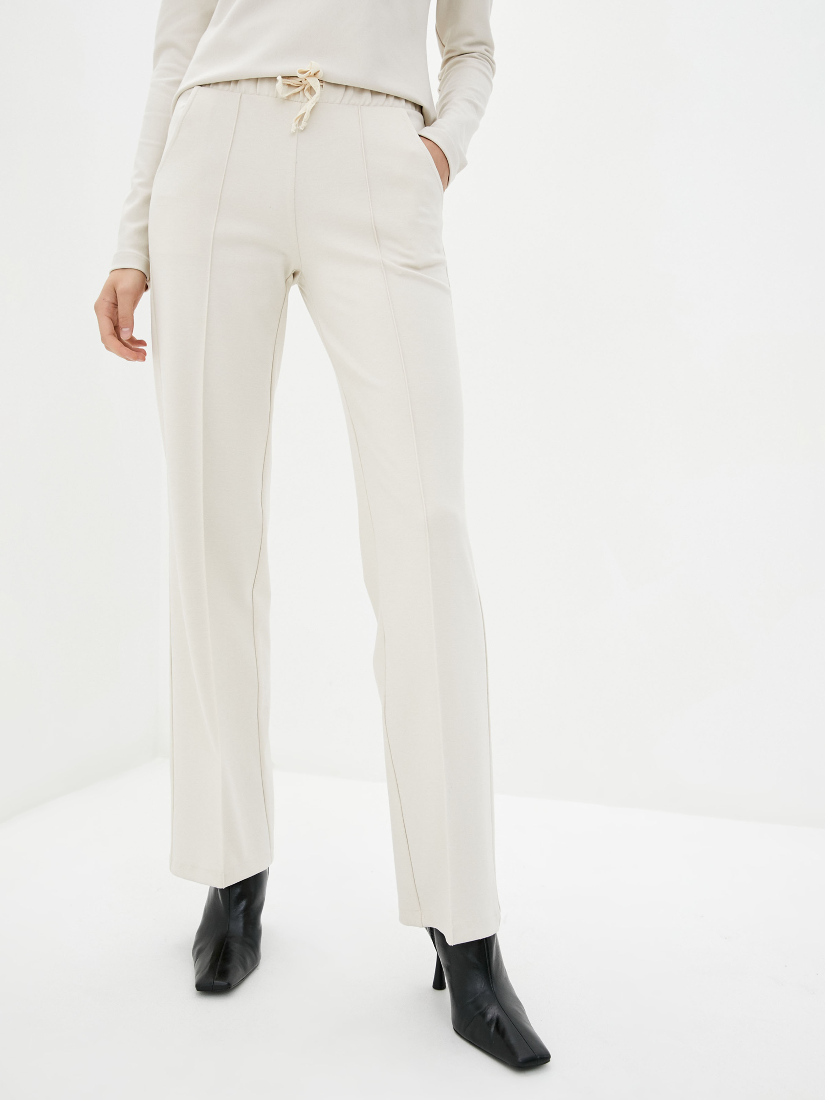 Штани класичні Zubrytskaya Z2186 для жінок, колір: Молочний - купити в ...