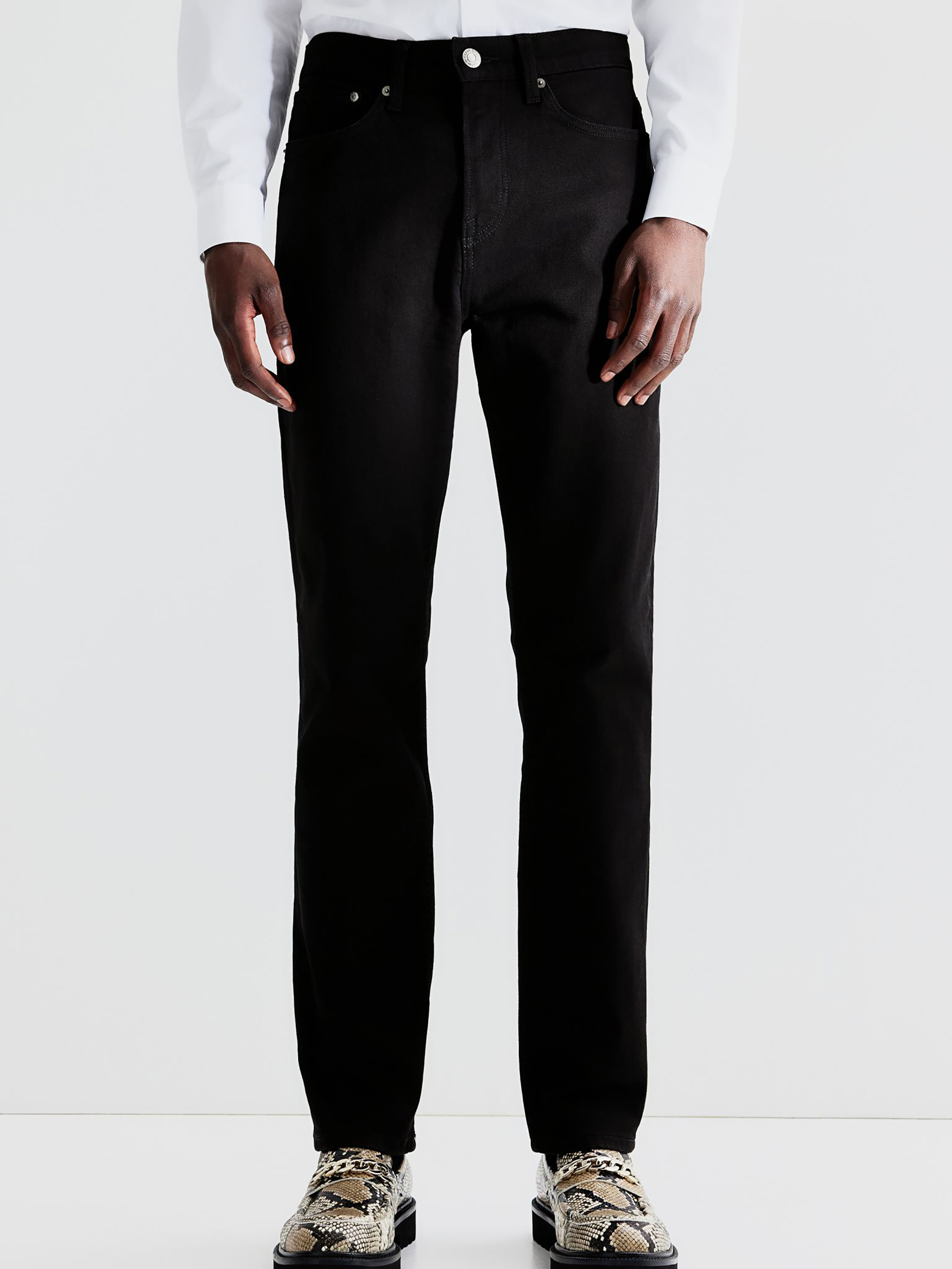 Прямі джинси H&M 70590 для чоловіків, колір: Чорний - купити в Києві ...