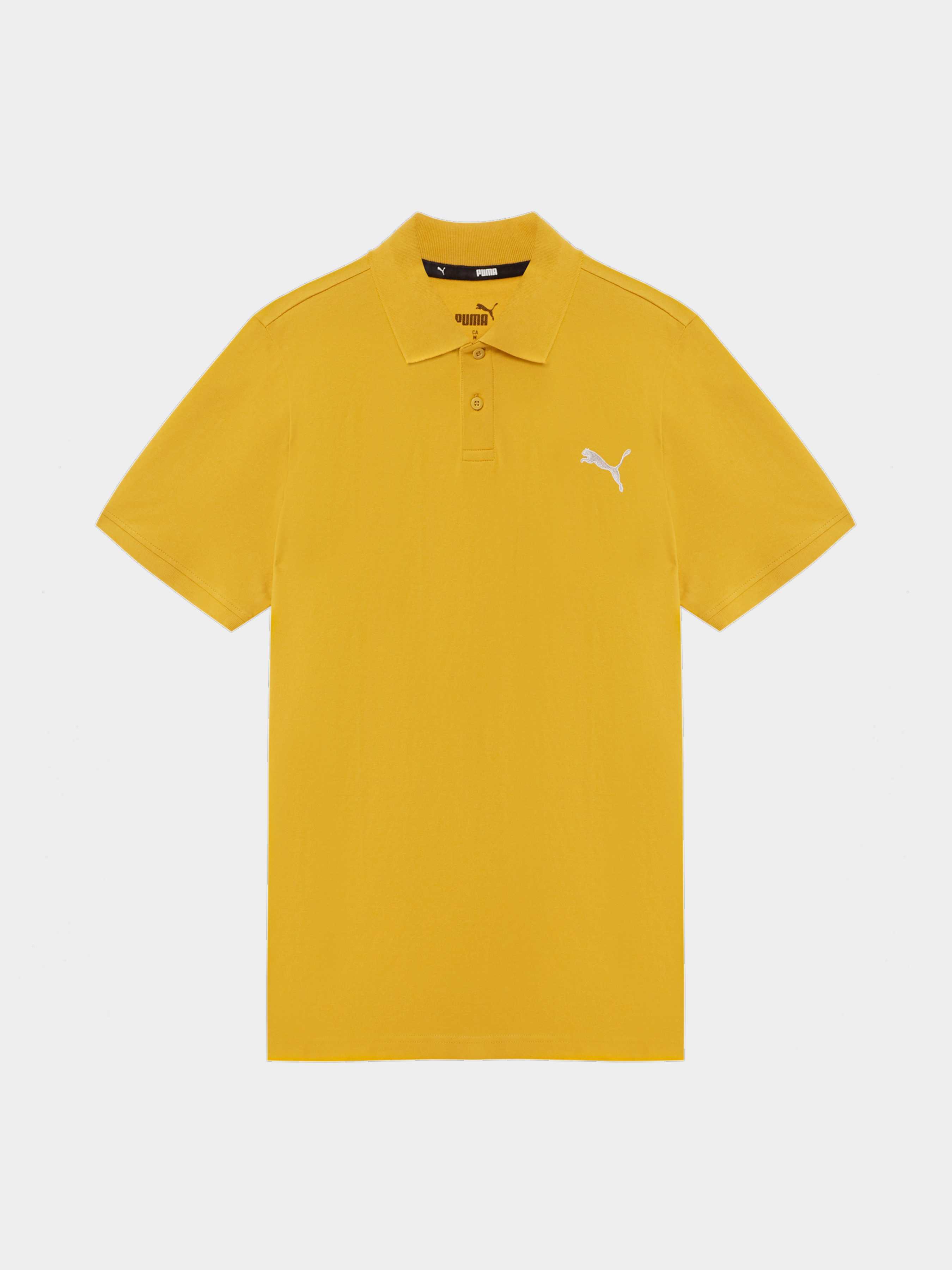 Поло PUMA Ess Pique Polo 586675 для чоловіків, колір: Жовтий - купити в ...