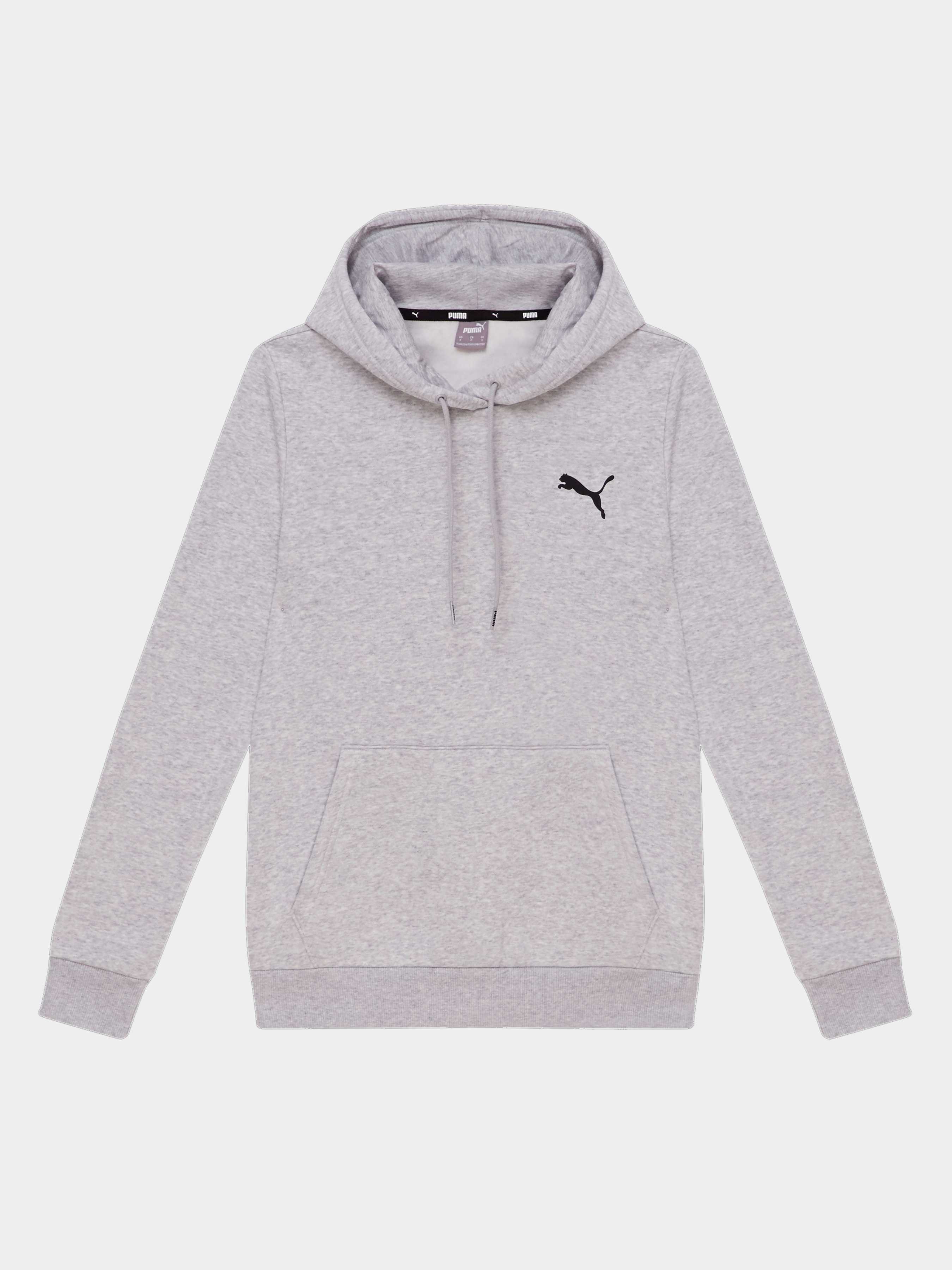 Худі PUMA Logo Hoodie Fl 848456 для жінок, колір: Сірий - купити в ...