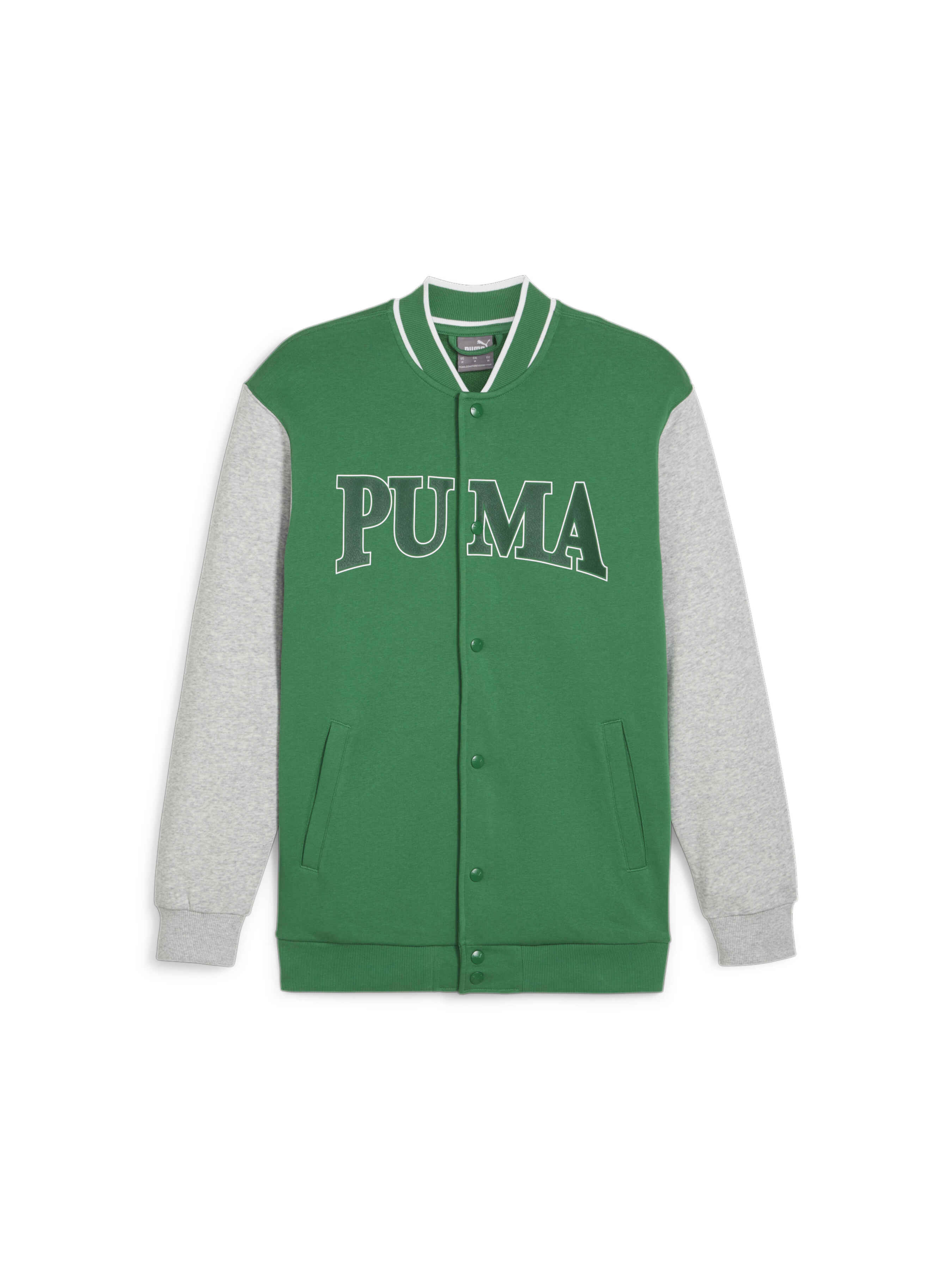 Бомбер PUMA Squad Track Jacket 678971 для мужчин, цвет: Зелёный ...