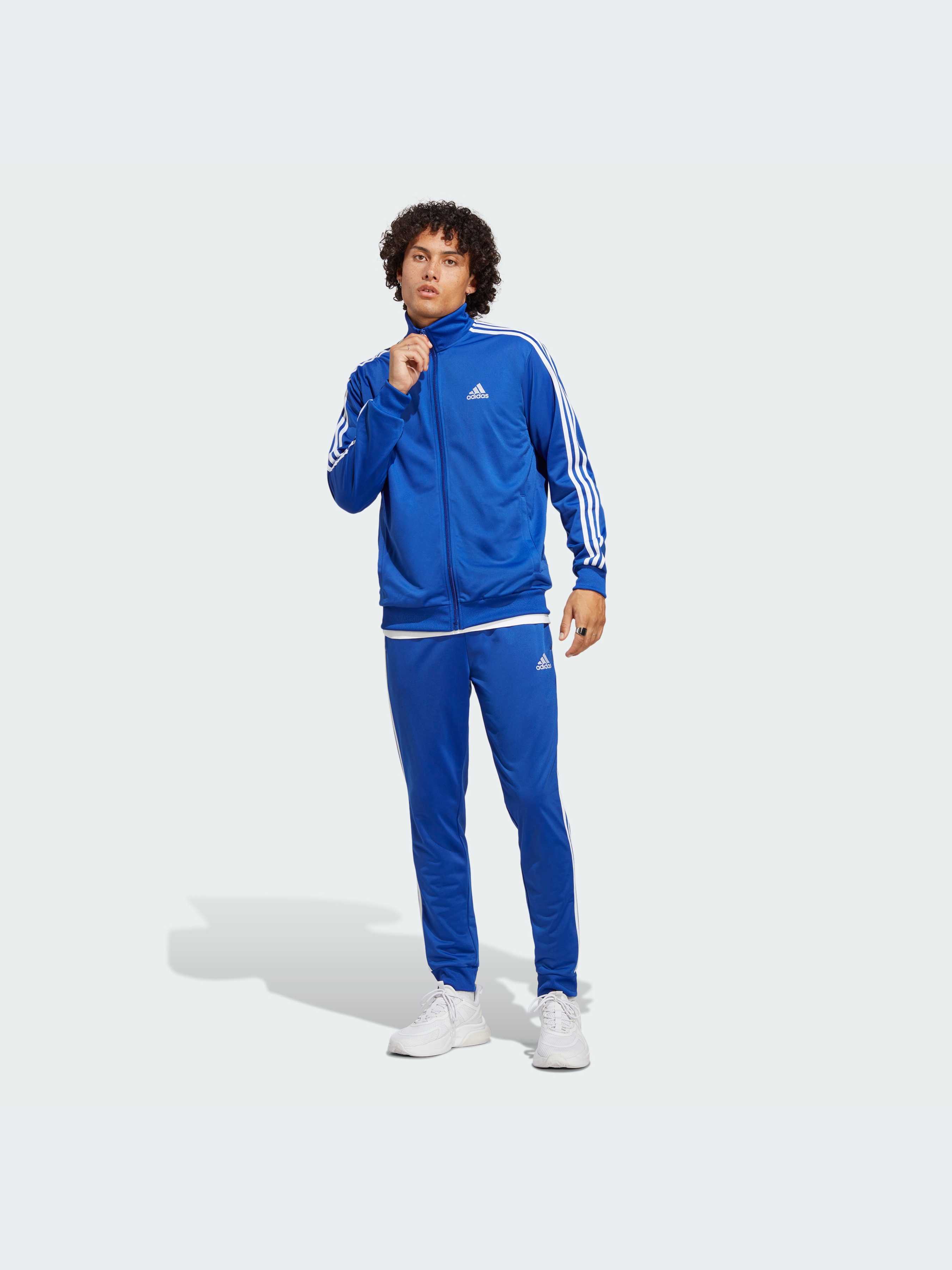 Костюм adidas 3 Stripes IC6761 для чоловіків, колір: Синій - купити в ...