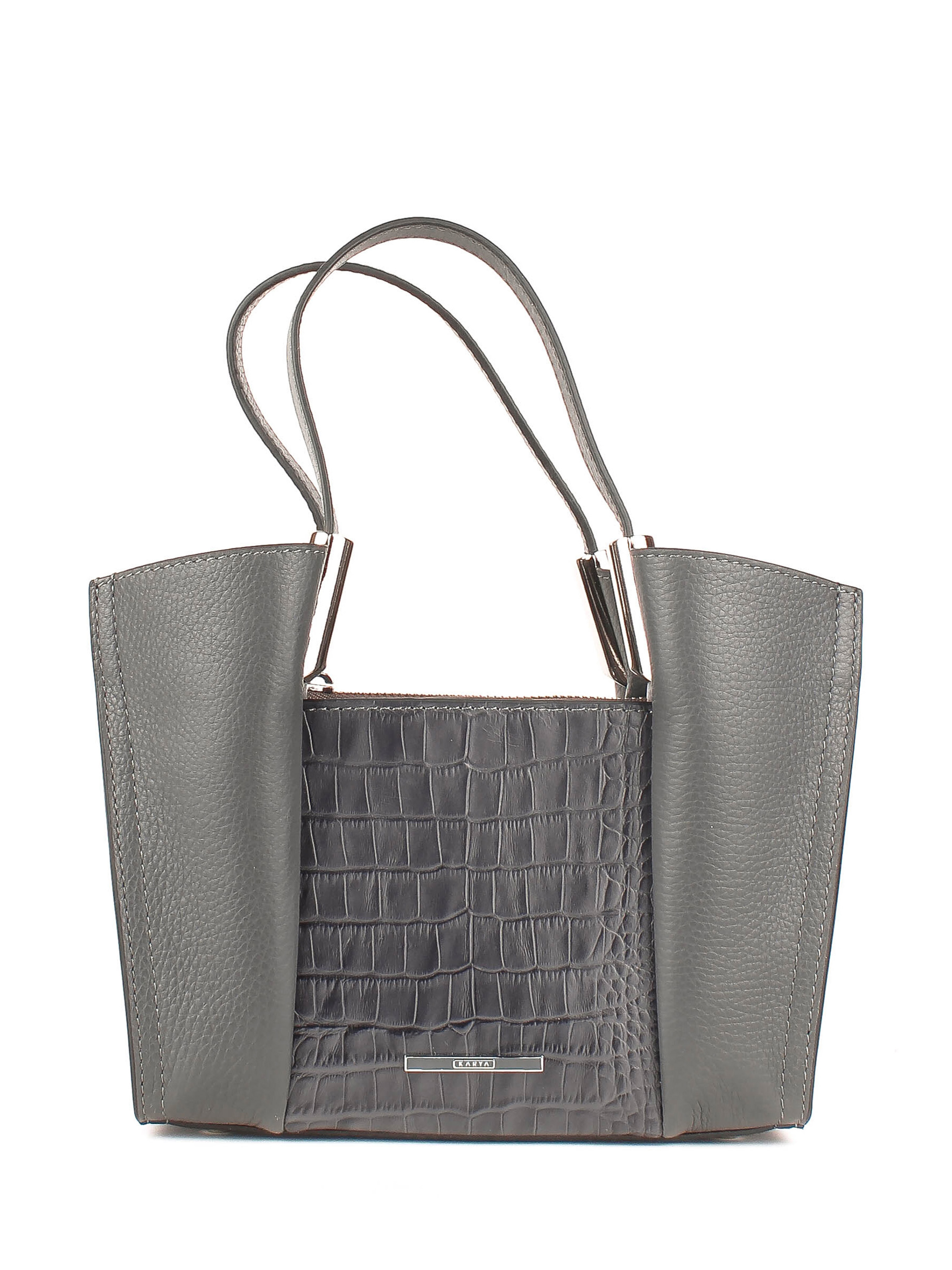 Сумка KARYA 2468-528 для женщин, цвет: Серый - купить в Киеве, Украине ...
