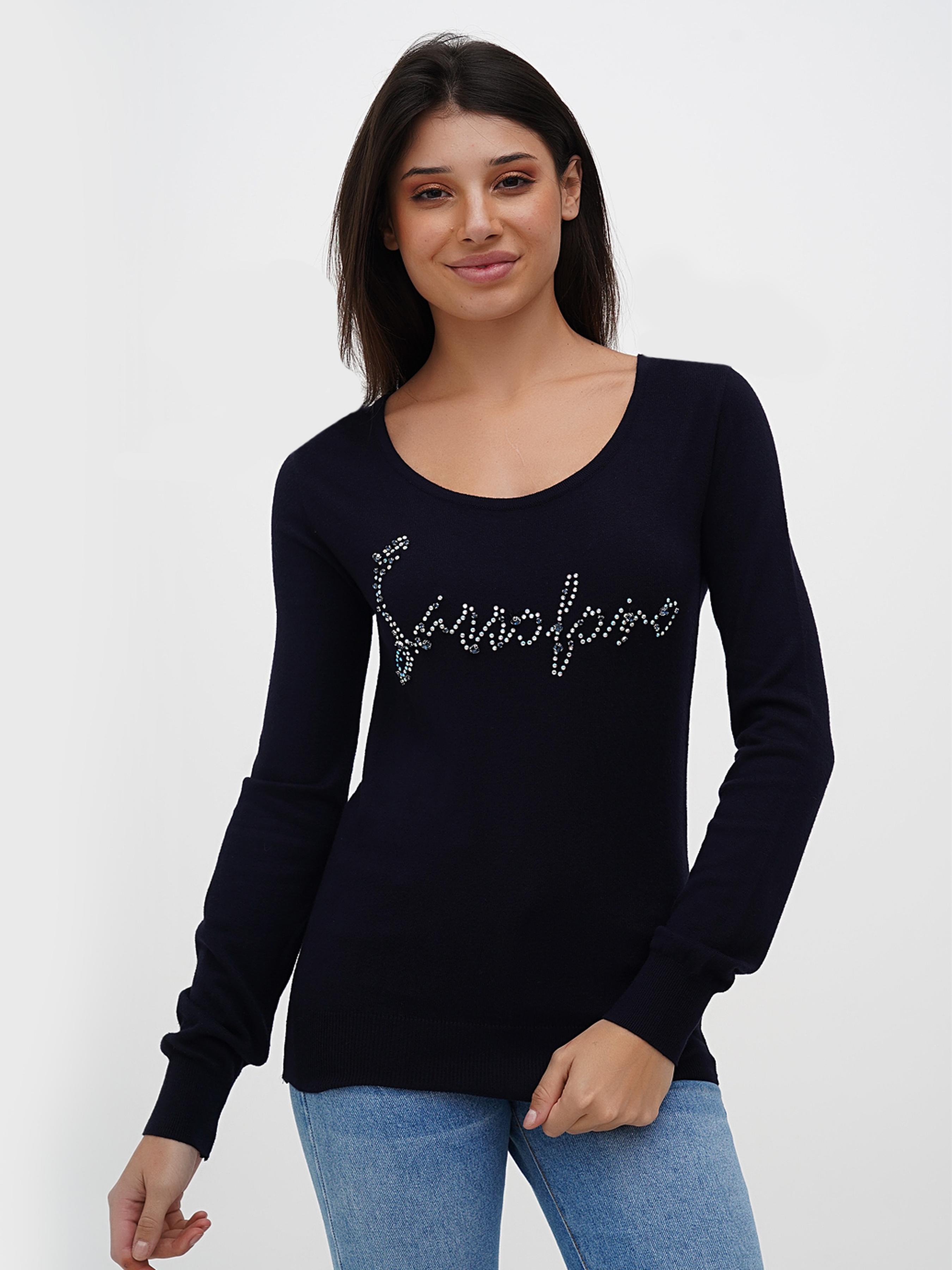 Джемпер Sassofono A271-SF-1886_тёмно_синий для женщин, цвет: Тёмно-синий - купить в Киеве ...