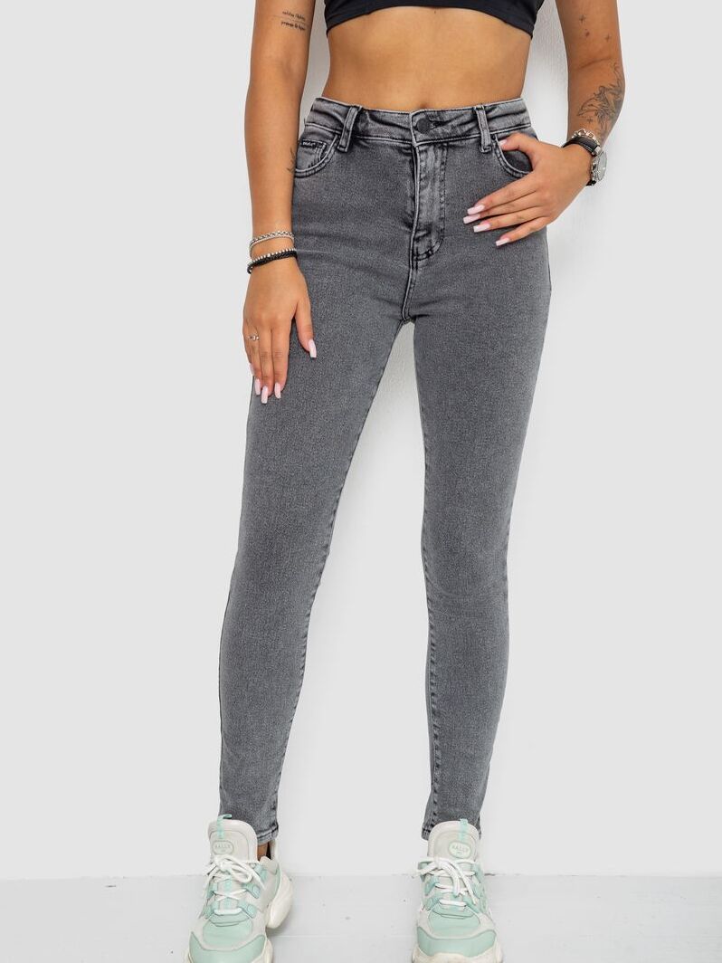 Скіні джинси Ager У-1131072::000000072 для жінок, колір: Сірий - купити ...