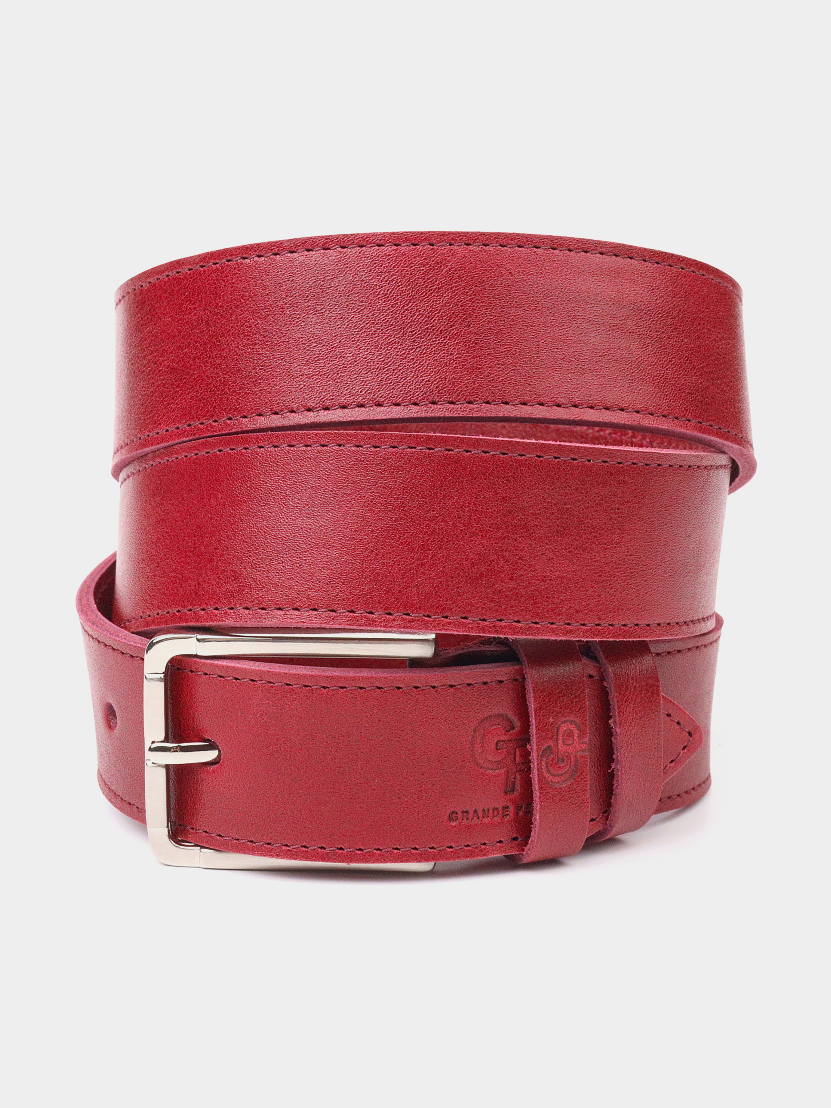 Ремень Grande Pelle bag24_21458 для женщин, цвет: Бордовый - купить в ...