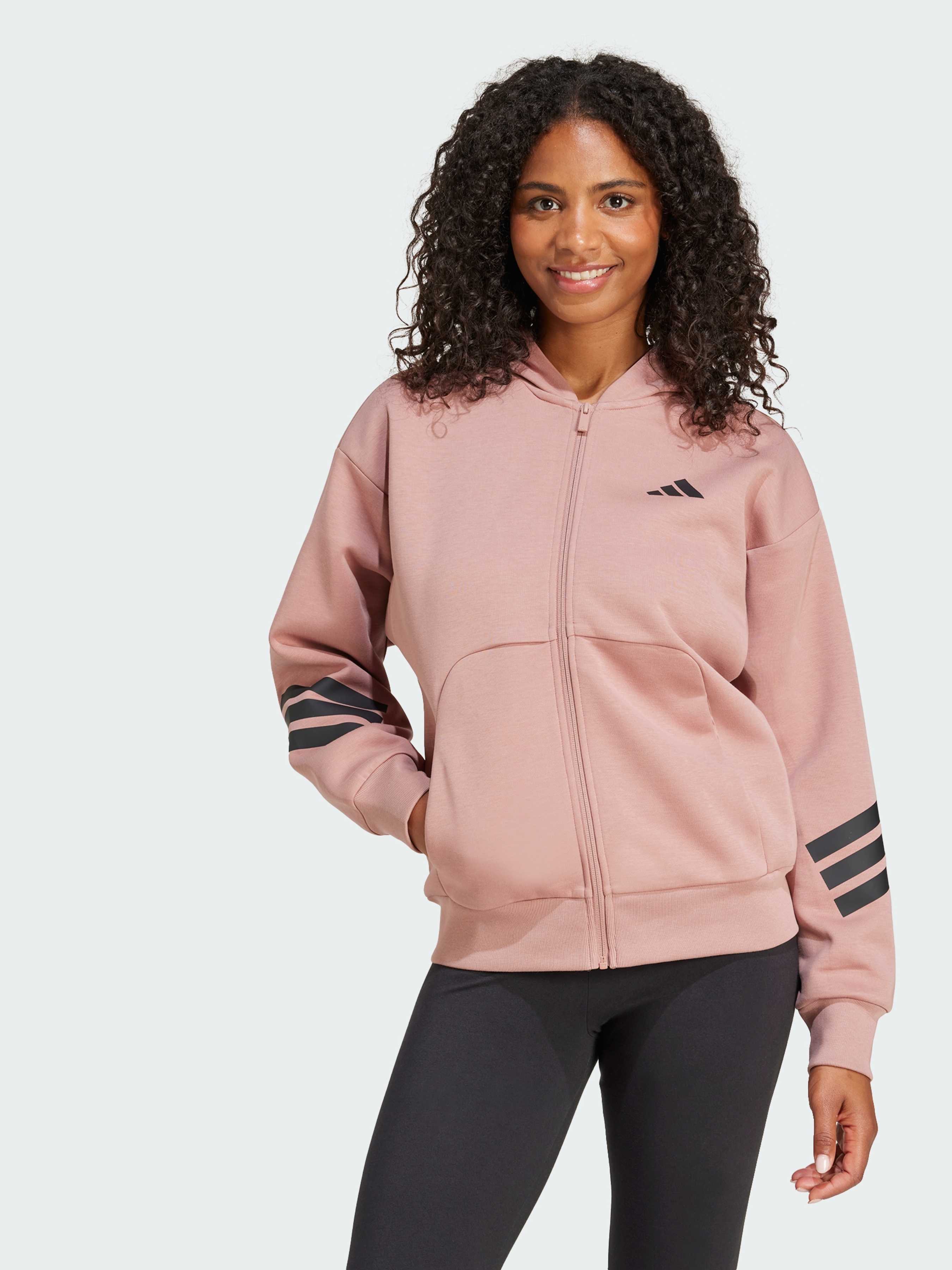 Кофта adidas 3 Stripes JE0177 для жінок, колір: Червоний - купити в ...