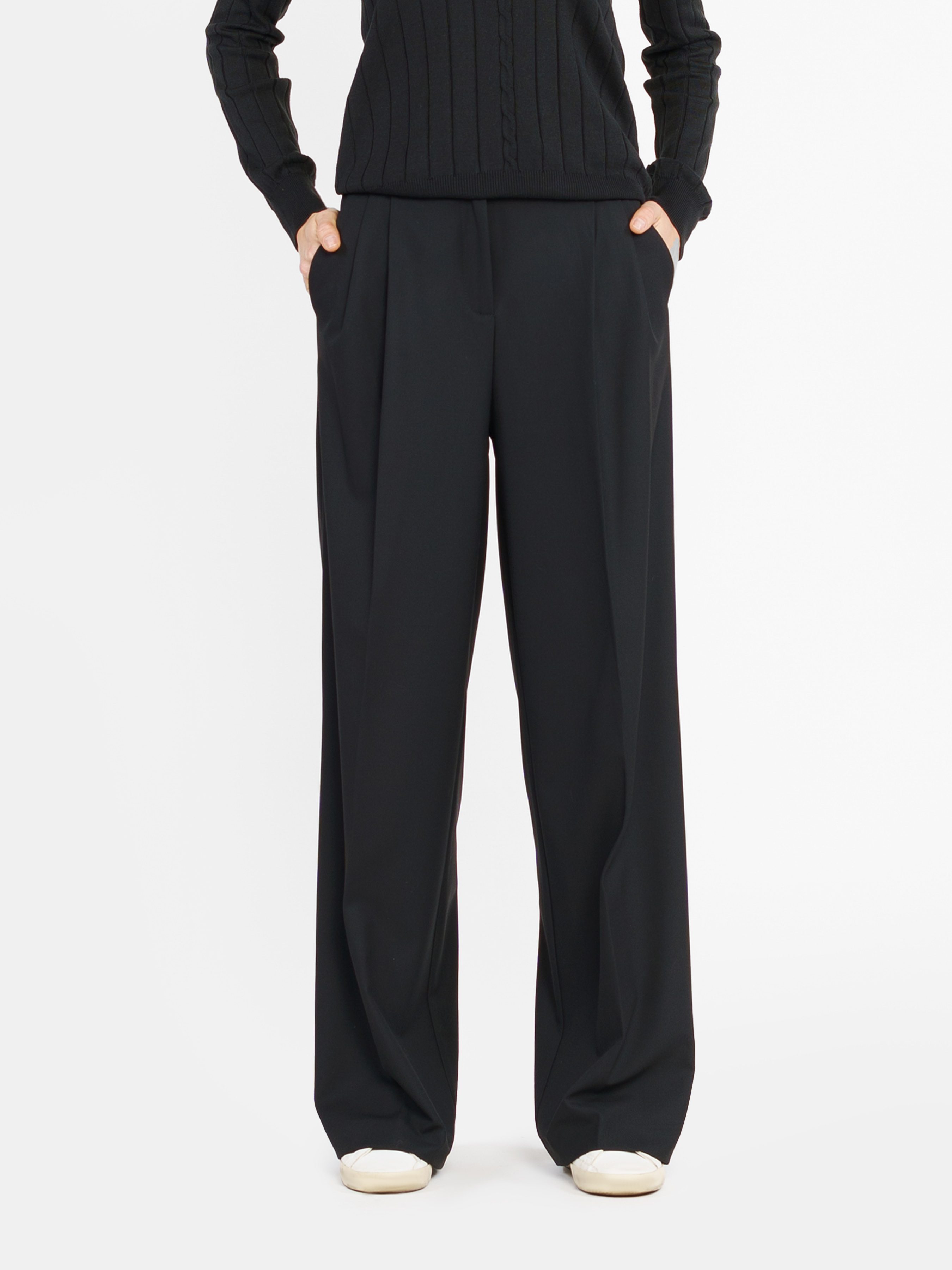 Штани палаццо Arber W01.23.02.512 для жінок, колір: Чорний - купити в ...