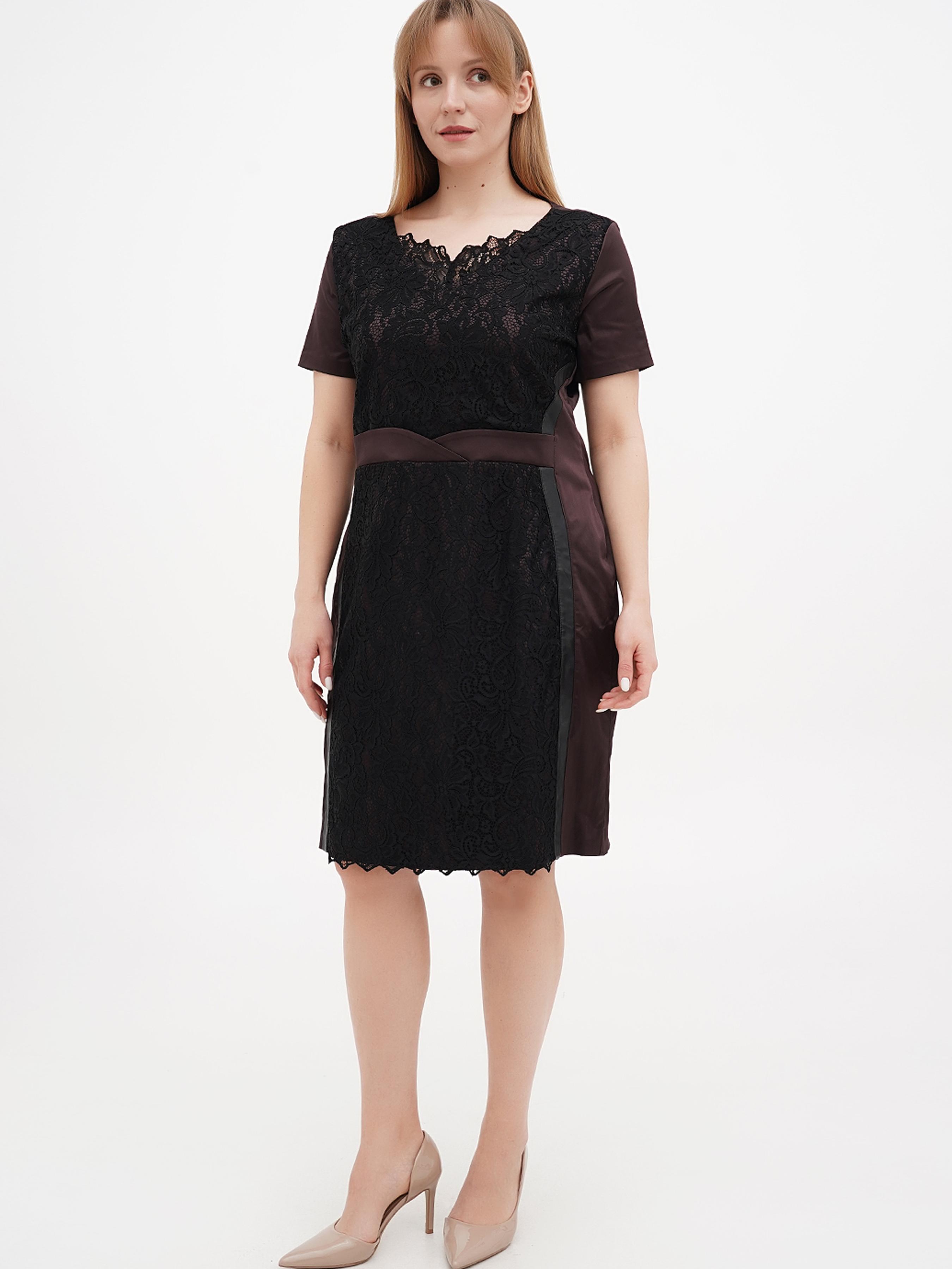 Сукня міді Sassofono A271-SC-3934 для жінок, колір: Коричневий - купити в Києві, Україні в ...