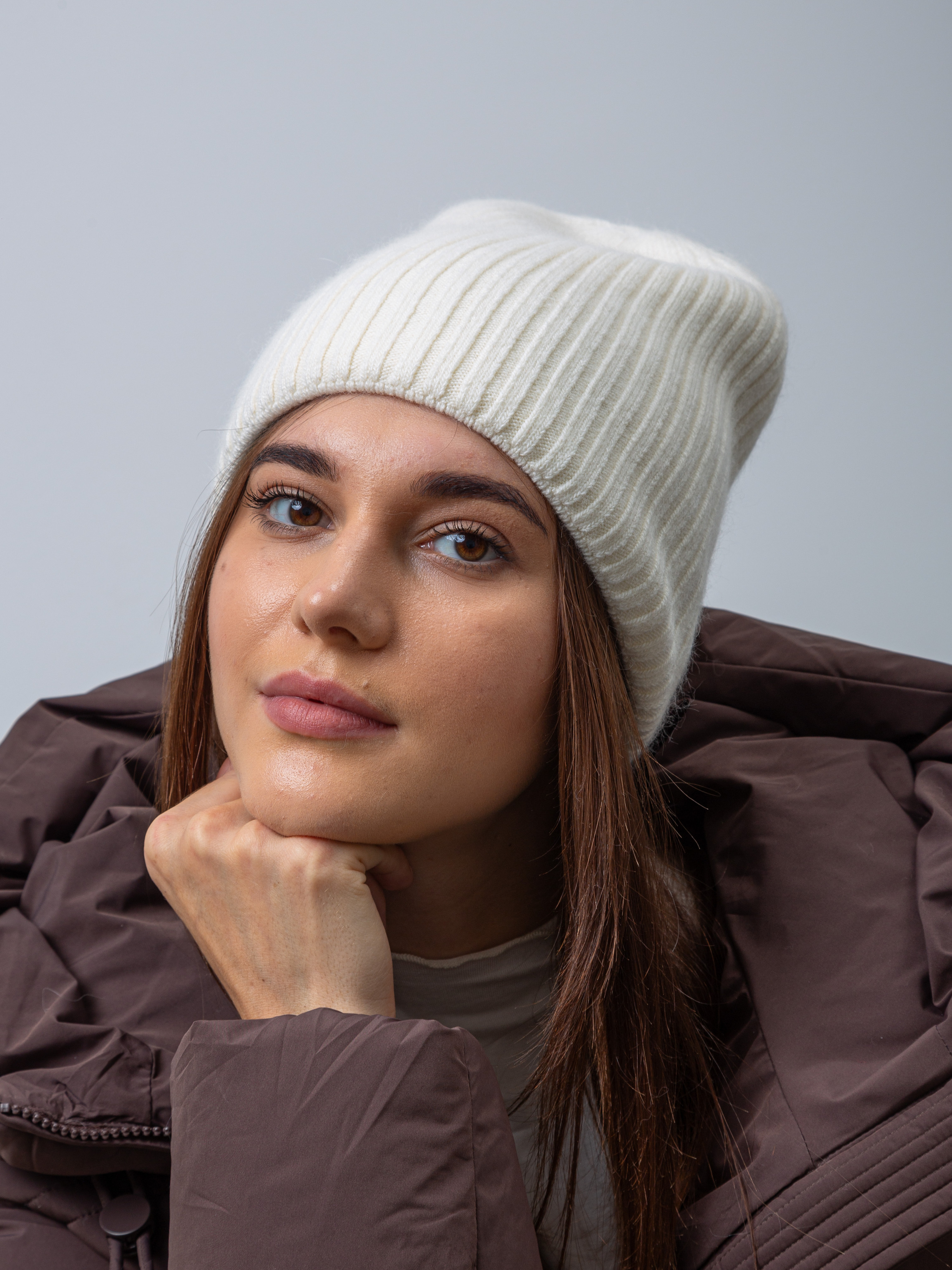 Шапка Famo SHP-50355_02 для жінок, колір: Білий - купити в Києві ...