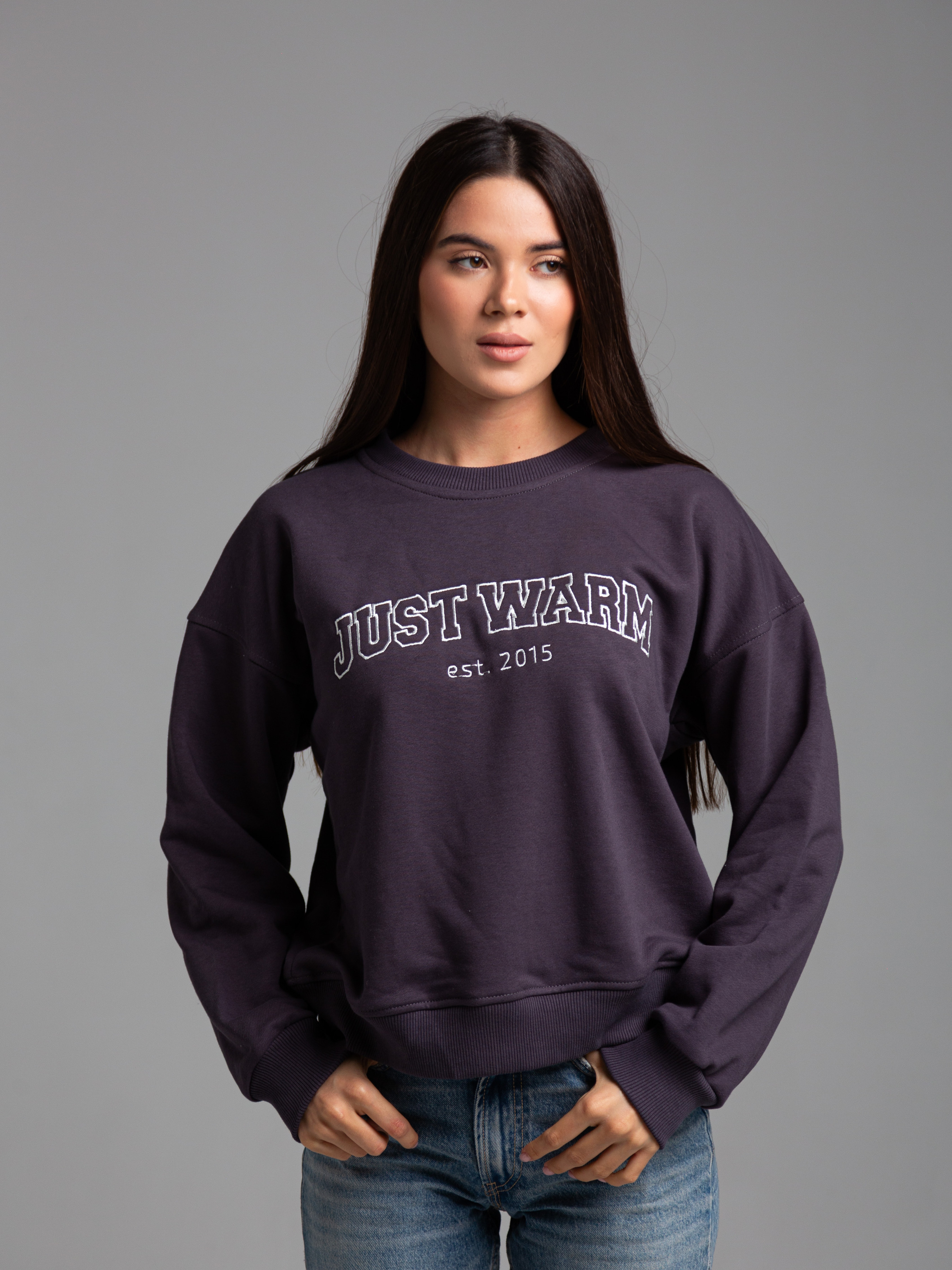 Світшот Famo SW-202225_01 для жінок, колір: Графіт - купити в Києві, Україні в магазині Intertop ...