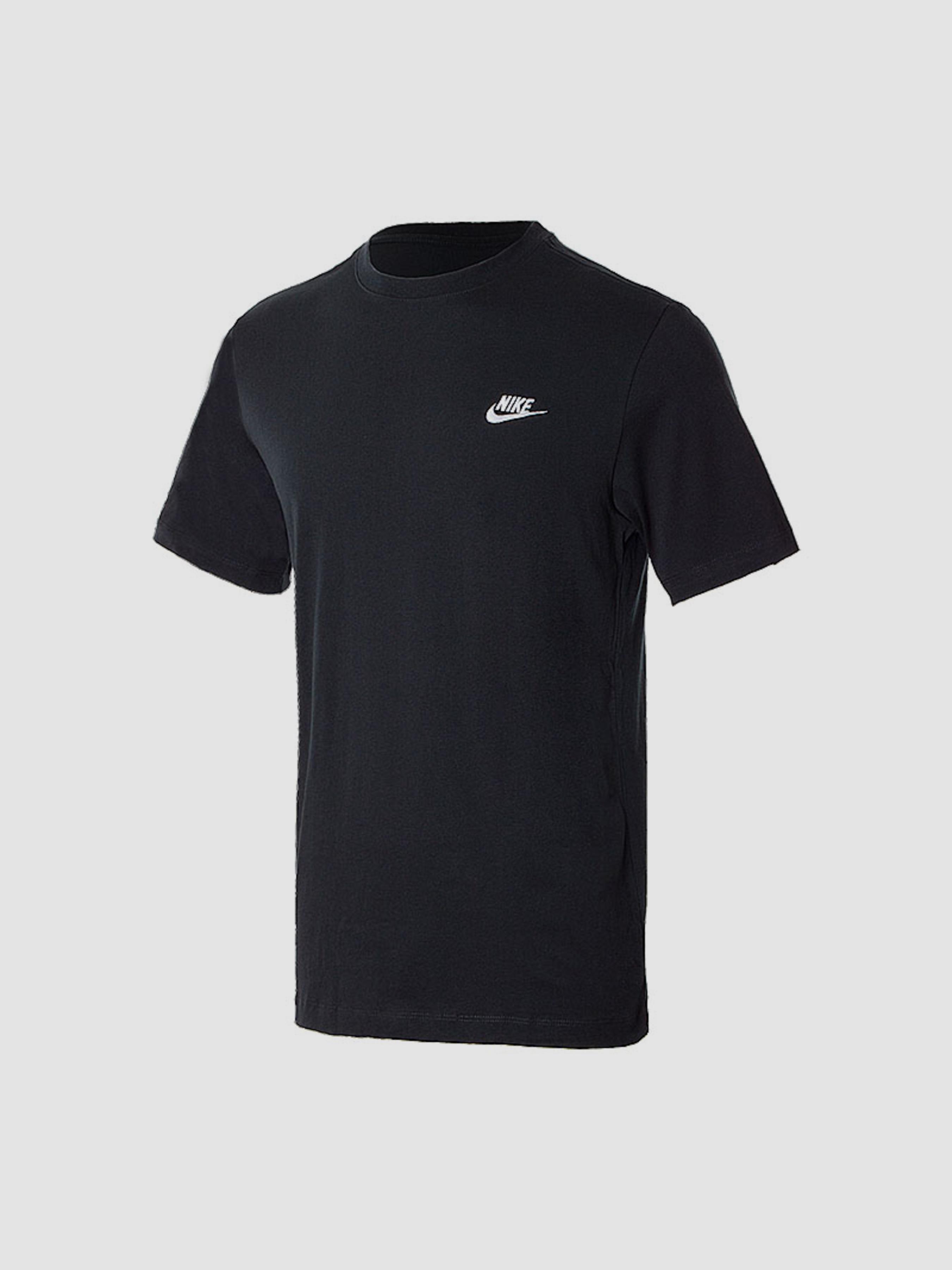 Футболка NIKE M Nsw Club Tee AR4997-013 для мужчин, цвет: Чёрный ...