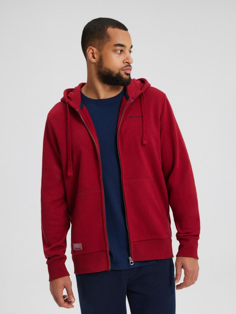 Худі DIVERSE Revegas Zip 241 10043617 для чоловіків, колір: Бордовий ...